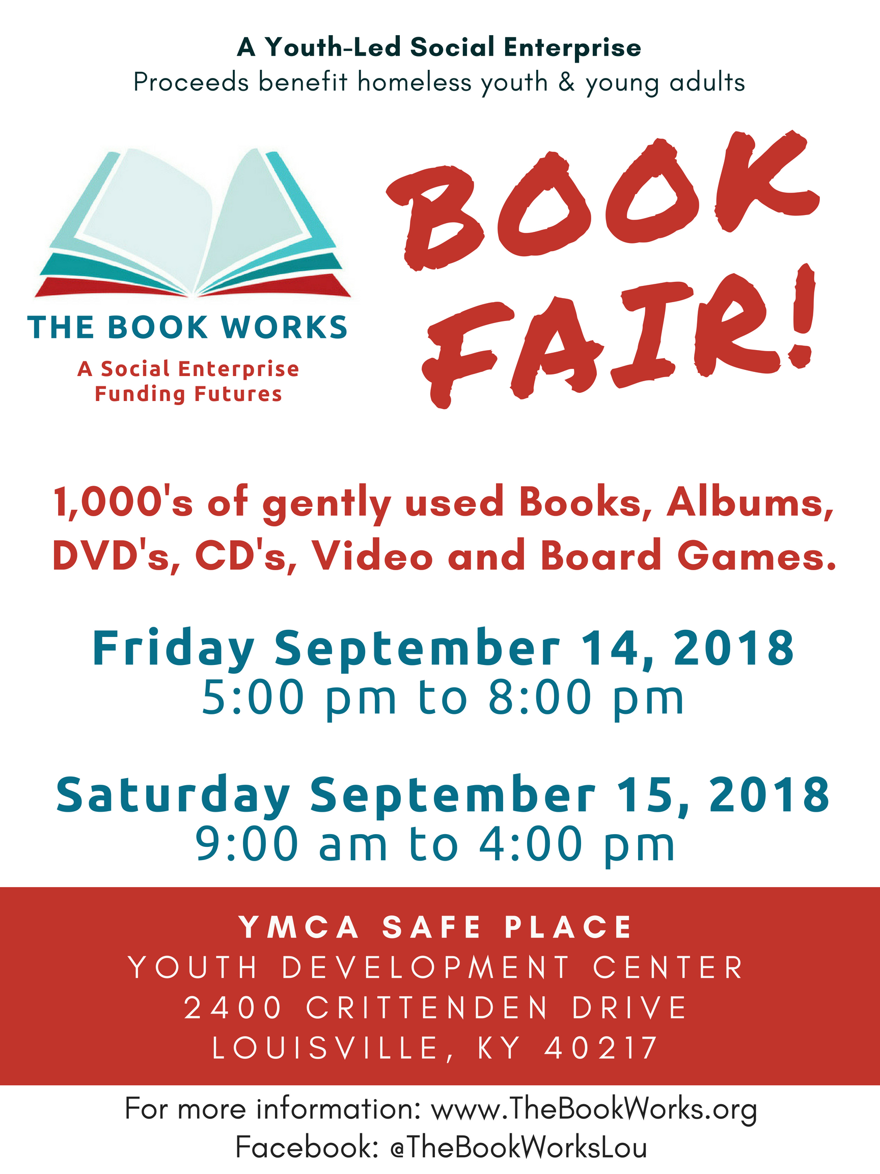 Poster for Book Fair – The Book Works